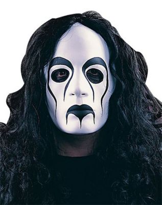 Rock Swirl Around Eye Mask with Wig - Spirithalloween.com