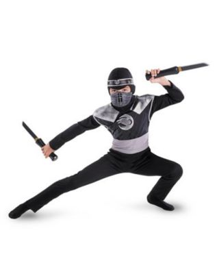 Kids Dark Raven Shadow Ninja Costume - Spirithalloween.com