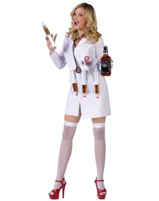 Dr. Shots Adult Womens Costume - Spirithalloween.com