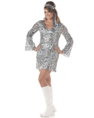 Adult Disco Diva Plus Size Costume - Spirithalloween.com