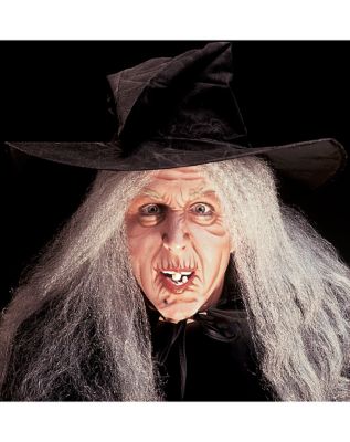 Theatrical Gray Witch Hair - Spirithalloween.com