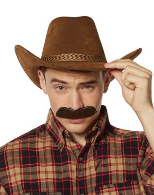 Cowboy Brown Mustache - Spirithalloween.com