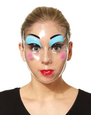 Blue Eyed Girl See Through Mask - Spirithalloween.com