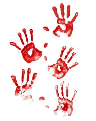 Devil Handprint Clipart