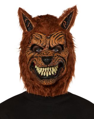 Animotion Brown Werewolf Full Mask - Spirithalloween.com
