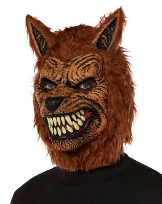 Animotion Brown Werewolf Full Mask - Spirithalloween.com