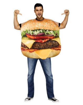 Hamburger Costume Men