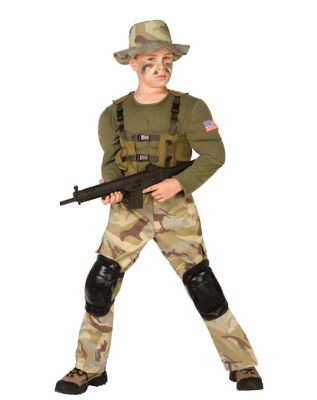 Kids Special Ops Commando Costume - Spirithalloween.com