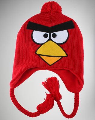 Angry Birds Red Angry Bird Laplander Hat - Spirithalloween.com