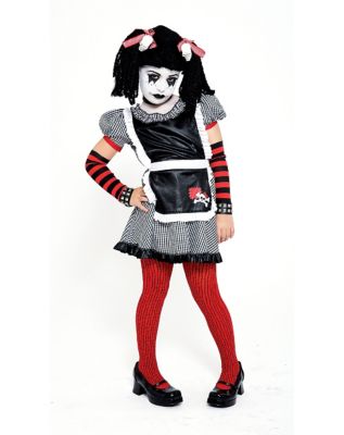 Evil Rag Doll Makeup