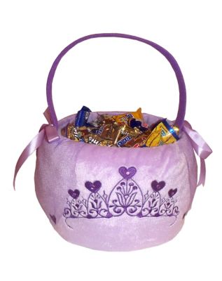 Plush Purple Princess Treat Bag - Spirithalloween.com
