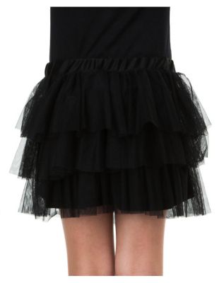 Ruffle Skirt - Black - Spirithalloween.com