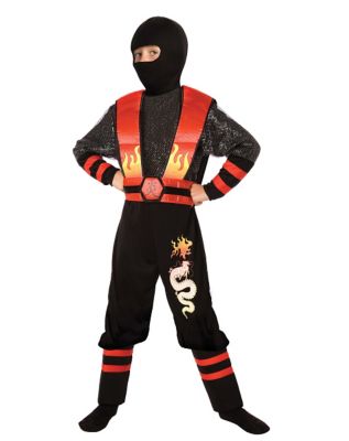 Kids Fire Dragon Ninja Costume - Spirithalloween.com
