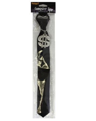 Gangster Tie With Bling - Spirithalloween.com