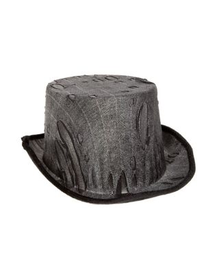 Black Torn Top Hat - Spirithalloween.com