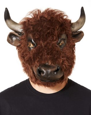 Furry Buffalo Mask - Spirithalloween.com