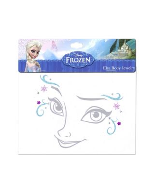 Elsa Face and Hand Decal - Frozen - Spirithalloween.com
