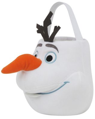 Plush Olaf Treat Bucket - Frozen - Spirithalloween.com