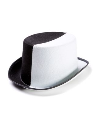 Black and White Top Hat - Spirithalloween.com