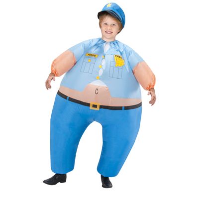 Kids Inflatable Cop Costume - Spirithalloween.com