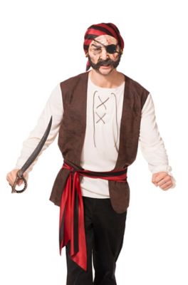 Adult Grab N Go Pirate Costume - Spirithalloween.com