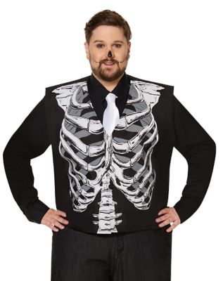 Adult Skeleton Vest - Spirithalloween.com