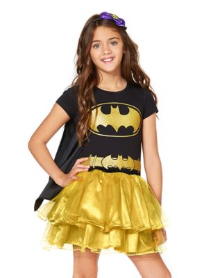Kids Caped Batgirl Tutu Dress Costume - DC Comics - Spirithalloween.com