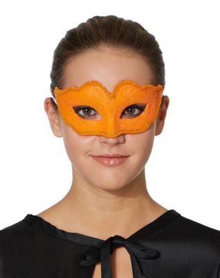Orange Venetian Mask - Spirithalloween.com