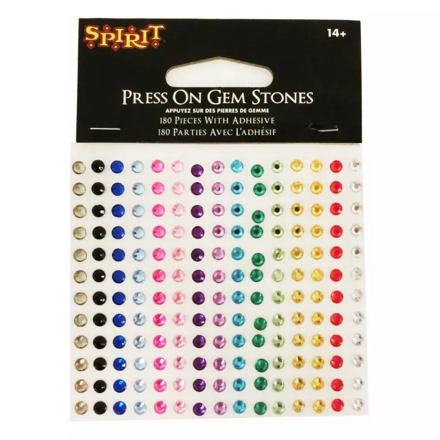 Rainbow Rhinestone 180 Piece Set - Spirithalloween.com