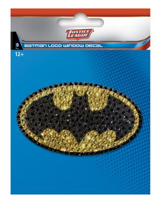 Batman Logo Window Decal - DC Comics - Spirithalloween.com
