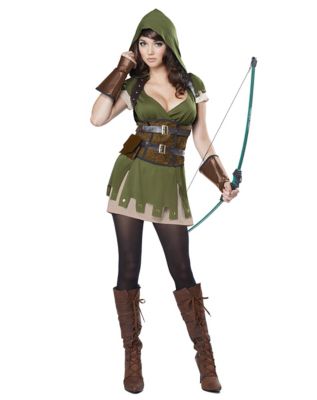 Adult Lady Robin Hood Costume - Spirithalloween.com