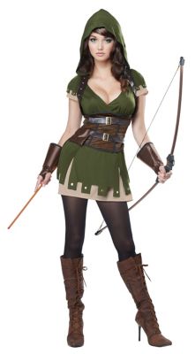 Adult Lady Robin Hood Costume - Spirithalloween.com