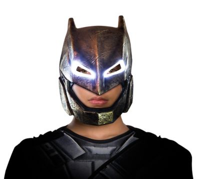 Batman Light-Up Armored Half Mask - DC Comics - Spirithalloween.com