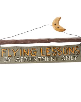 Flying Lessons Sign - Decorations - Spirithalloween.com
