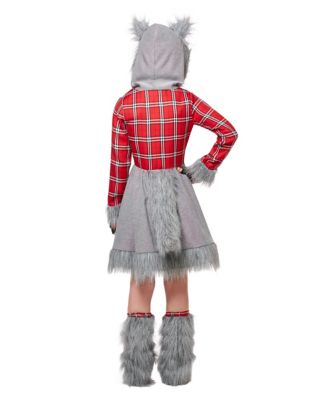 Kids Faux Fur Charming Werewolf Costume - Spirithalloween.com