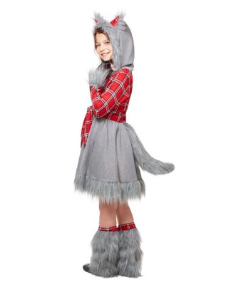 Kids Faux Fur Charming Werewolf Costume - Spirithalloween.com