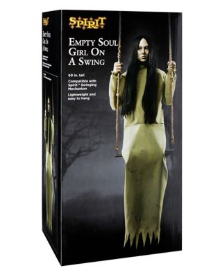 Empty Soul Girl On A Swing Static Prop - Spirithalloween.com