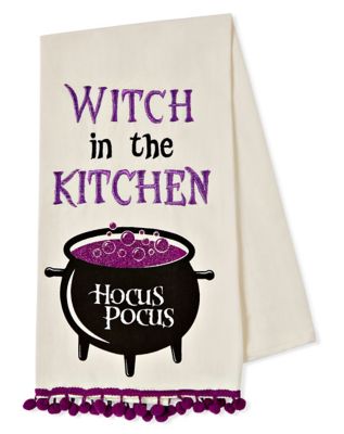 Witch Kitchen Hocus Pocus Dish Towel - Hocus Pocus - Spirithalloween.com