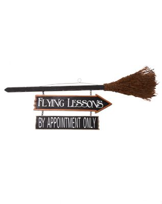 Flying Lessons Sign - Decorations - Spirithalloween.com