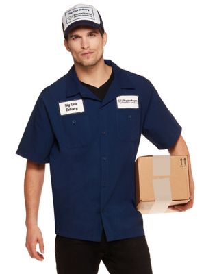 Adult Big Unit Delivery Work Shirt - Spirithalloween.com