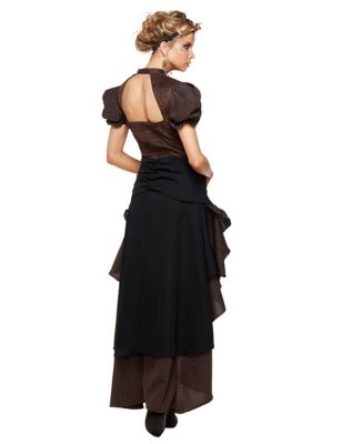 Adult Burn Out Steampunk Dress Costume - Spirithalloween.com