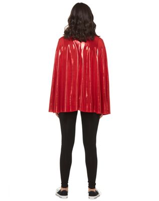 Red Metallic Cape - Spirithalloween.com