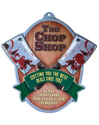 The Chop Shop Sign - Decorations - Spirithalloween.com