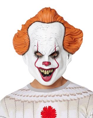 Pennywise the Clown Half Mask - It - Spirithalloween.com
