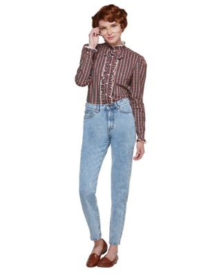 Adult Ruffle Barb Shirt - Stranger Things - Spirithalloween.com