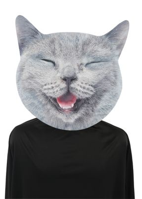 Big Head Smiling Cat Mask - Spirithalloween.com