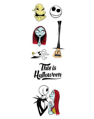 This Is Halloween Window Clings - The Nightmare Before Christmas ...