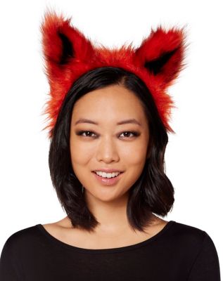 Faux Fur Fox Ear Headband - Spirithalloween.com