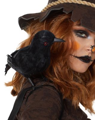 Black Crow Shoulder Prop - Spirithalloween.com