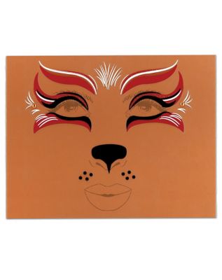 Fox Face Decal - Spirithalloween.com